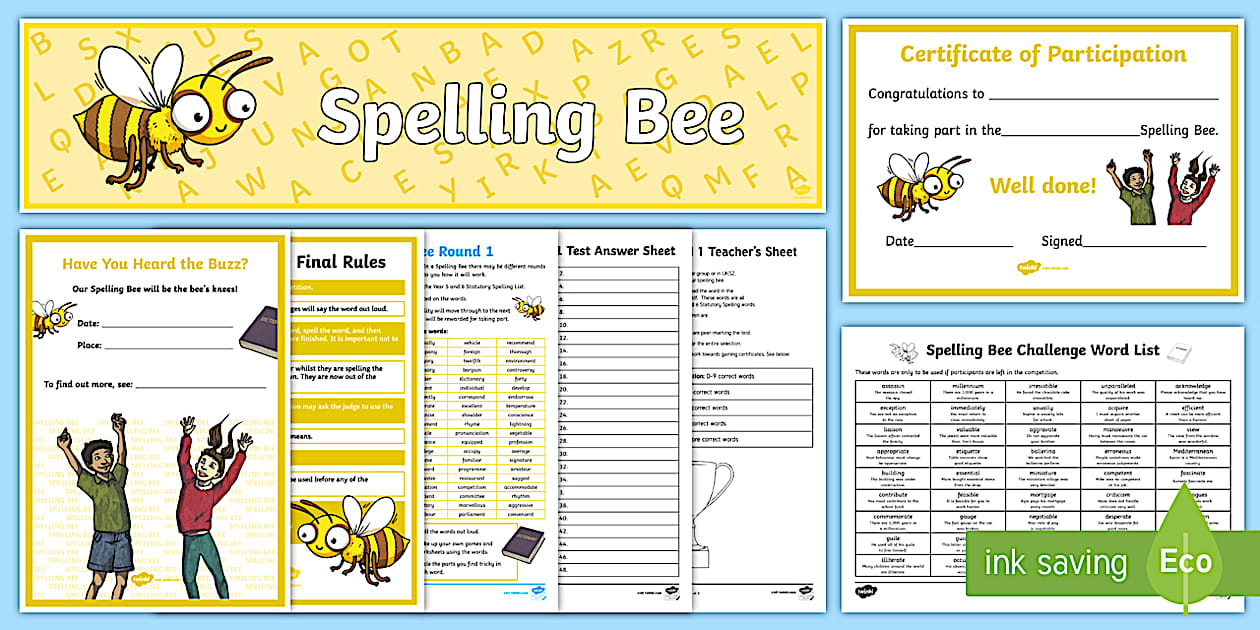 Spelling Quiz | Bee Words | Y5 & 6 Statutory Spellings