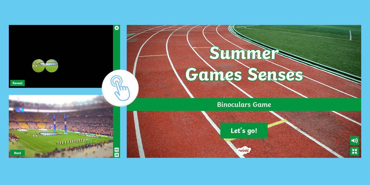 Summer Games Senses Interactive Binoculars Game - Twinkl