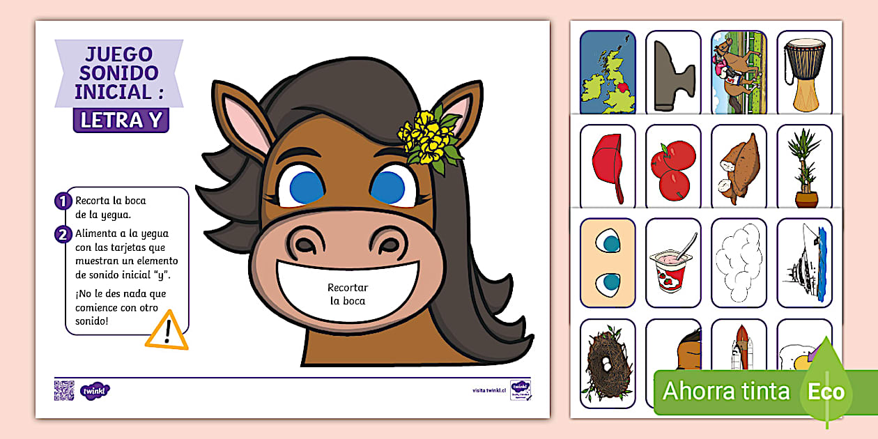 Juego: Sonido Inicial Letra Y