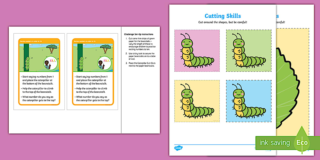 EYFS Maths Counting Challenge: Climb the Beanstalk Reciting Numbers IKEA