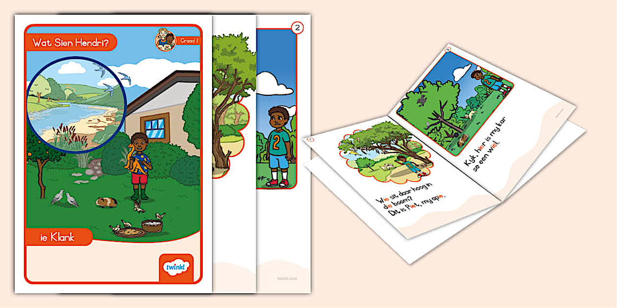 Graad 1 Klanke Leesboek ie (teacher made) - Twinkl