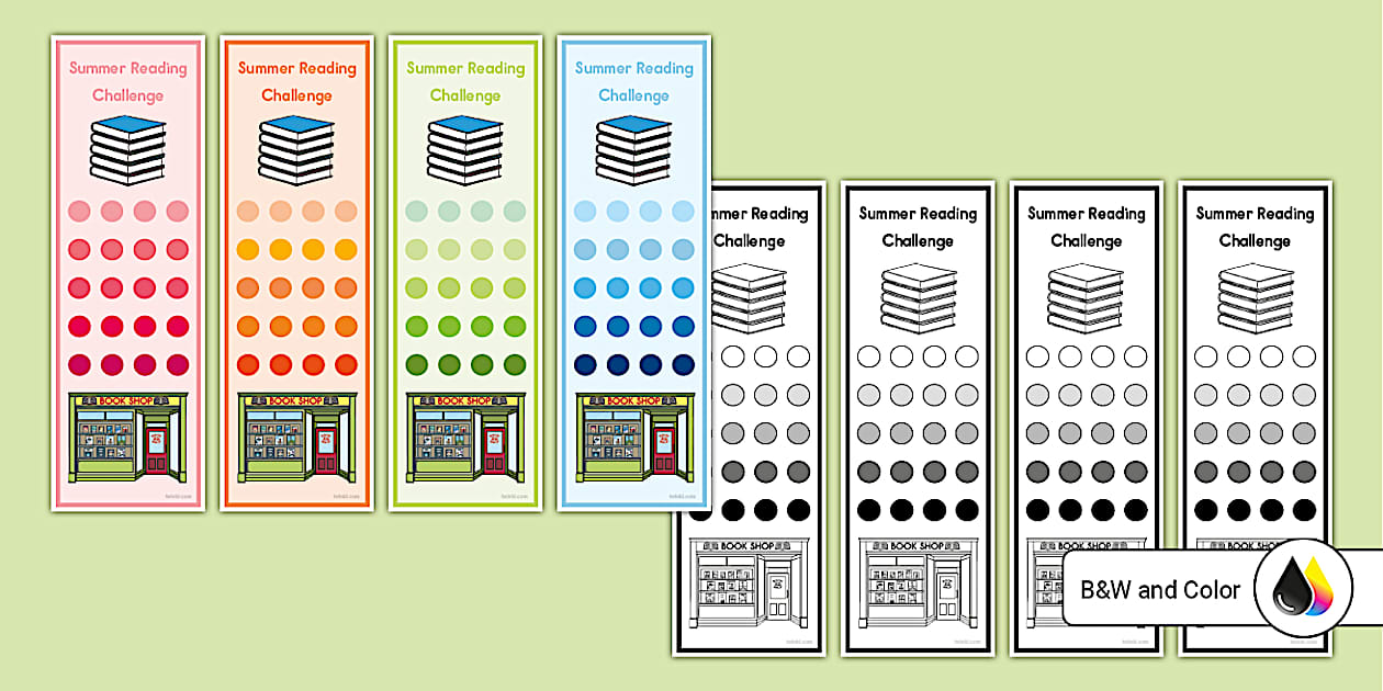Summer Reading Challenge Bookmark (Teacher-Made) - Twinkl