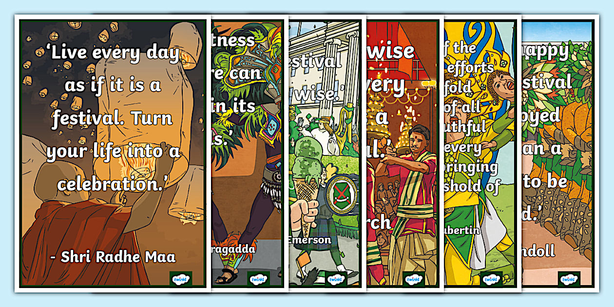Festival Quotes Display Poster Pack