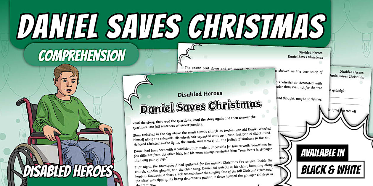 Disabled Stories – Daniel Saves Christmas – Comprehension