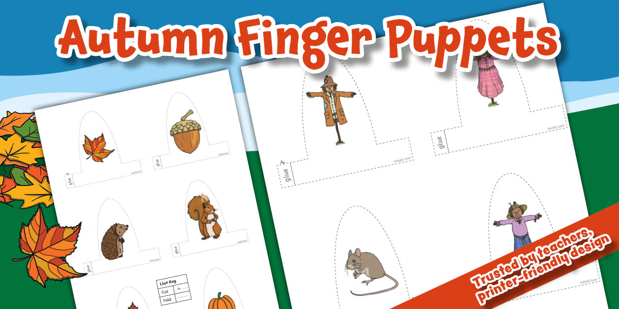 Autumn Finger Puppets