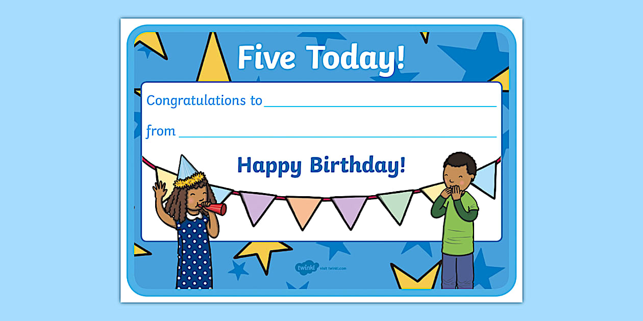 👉 Editable Birthday Certificates (Age 3) - Twinkl