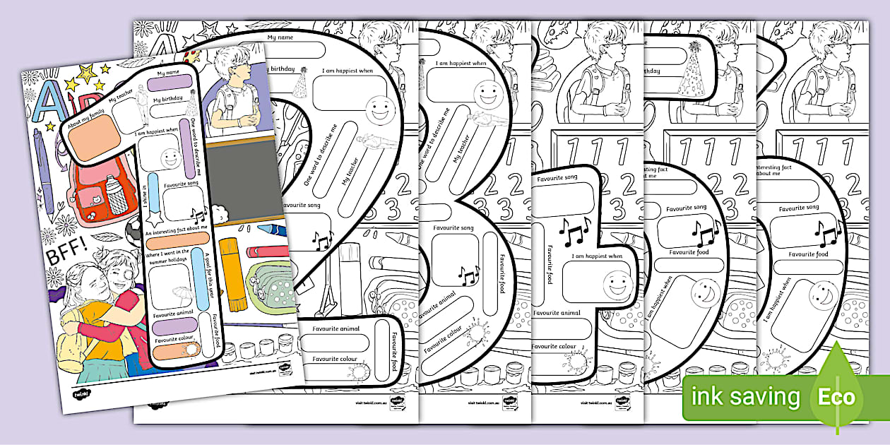 All About Me: Doodle Pages | Twinkl (teacher made) - Twinkl