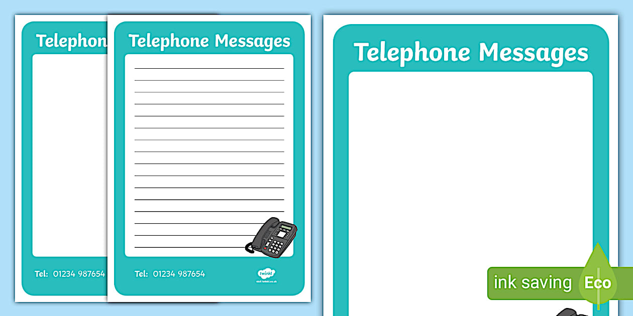 Doctors' Surgery Telephone Messages (teacher made) - Twinkl