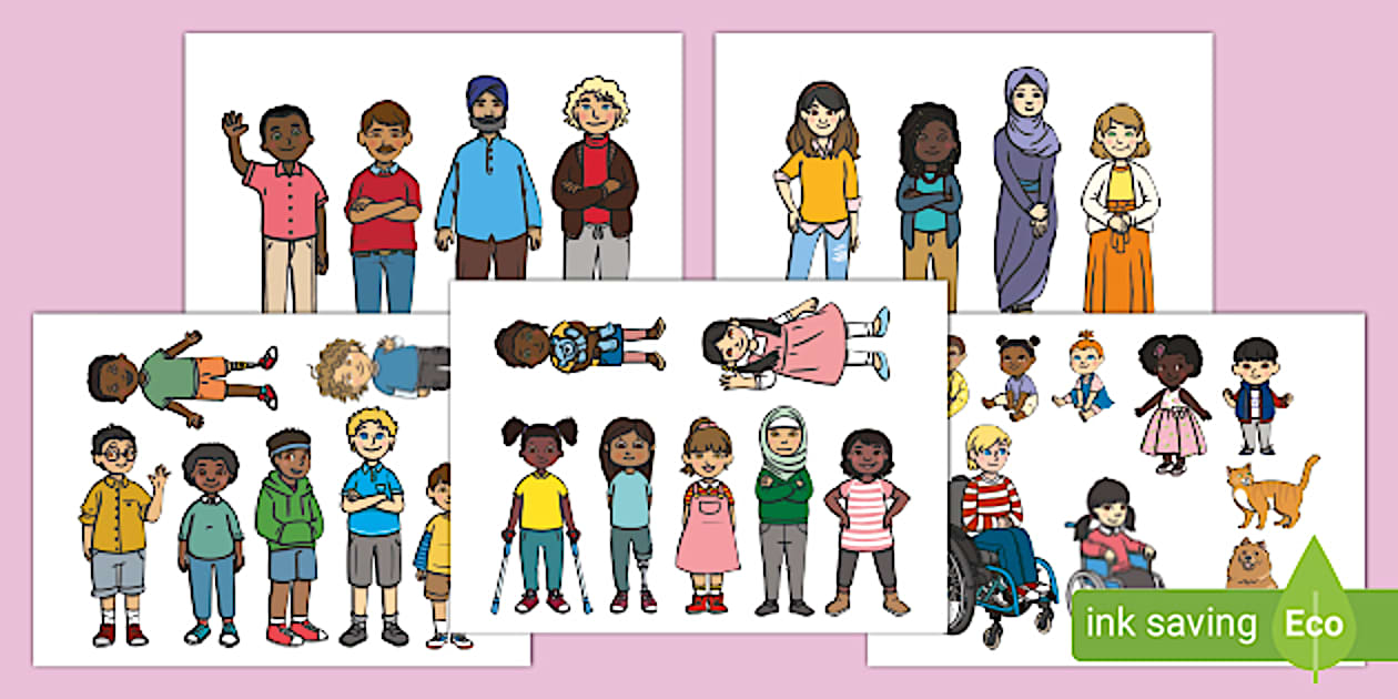 Boy and Girl Stick Puppets | Family Stick Puppets