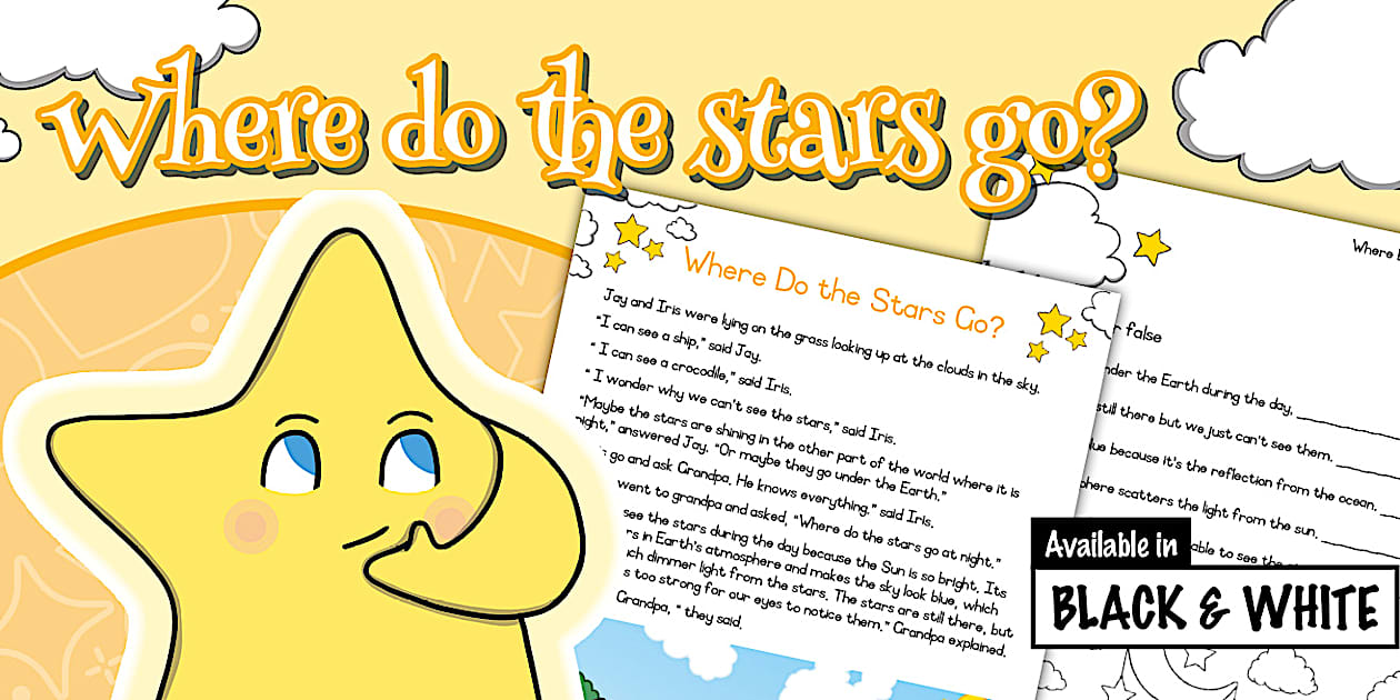 Life Skills - Reading Comprehension; Where Do The Stars Go?