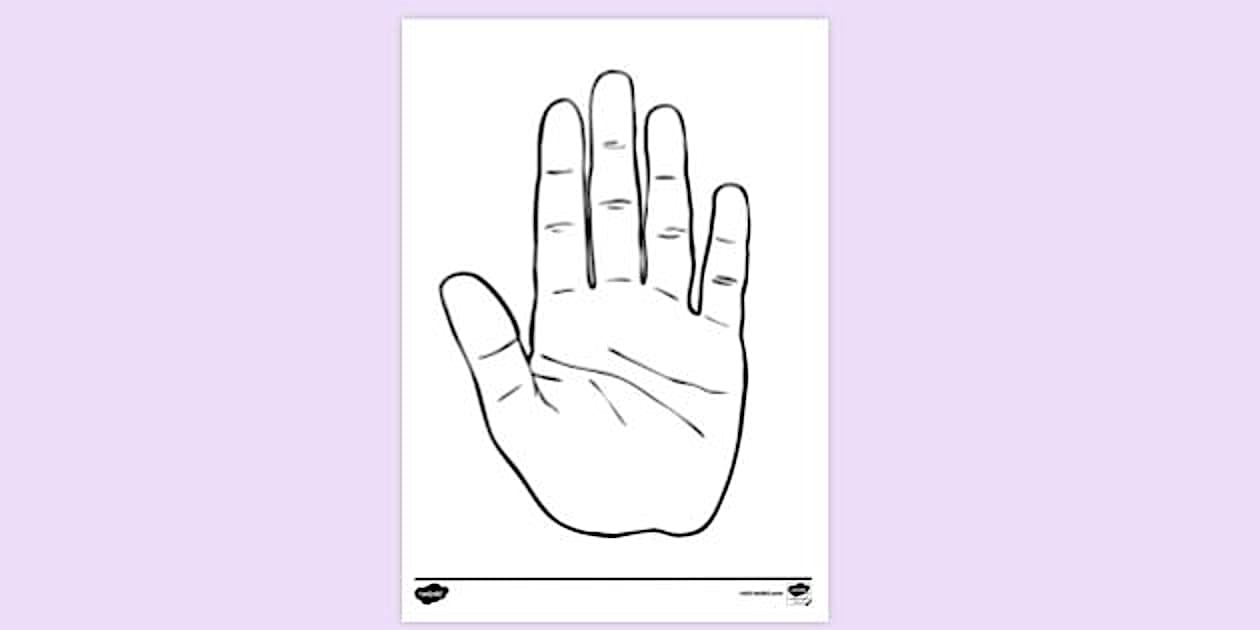 Hand Colouring | Colouring Sheets - Twinkl