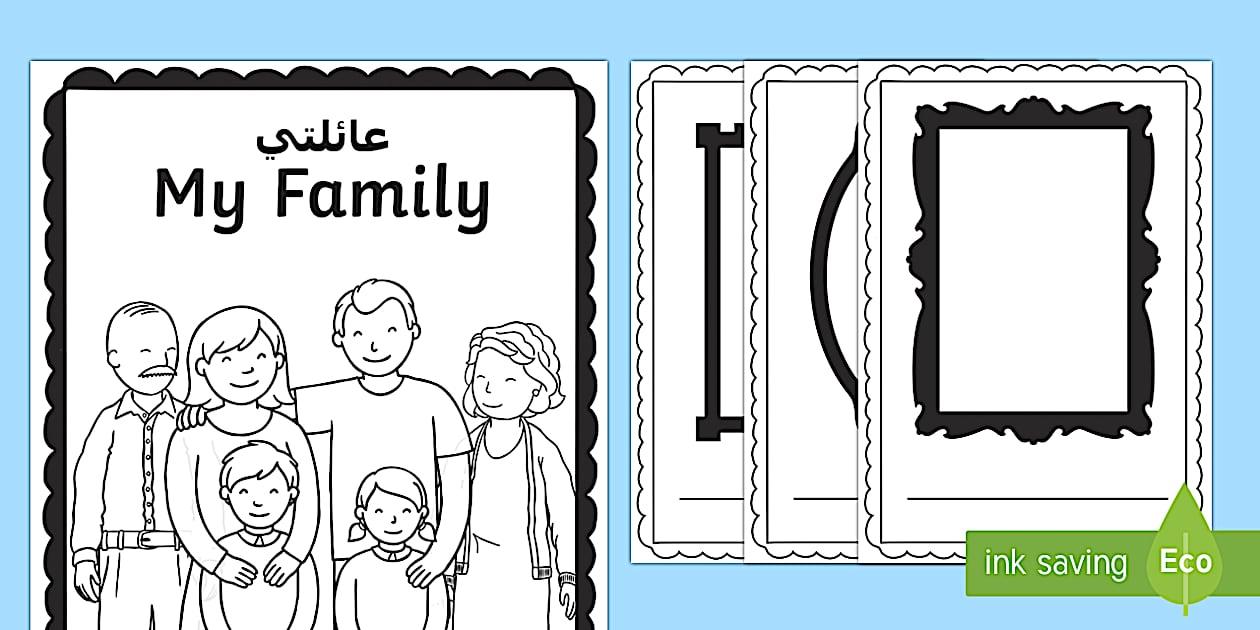 My Family Booklet Arabic/English - My Family Booklet