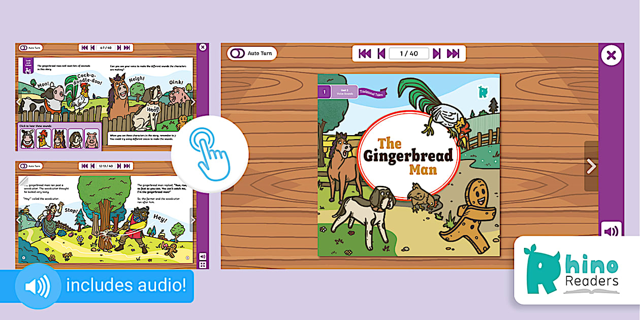 'The Gingerbread Man' Read Aloud | Twinkl Rhino Readers