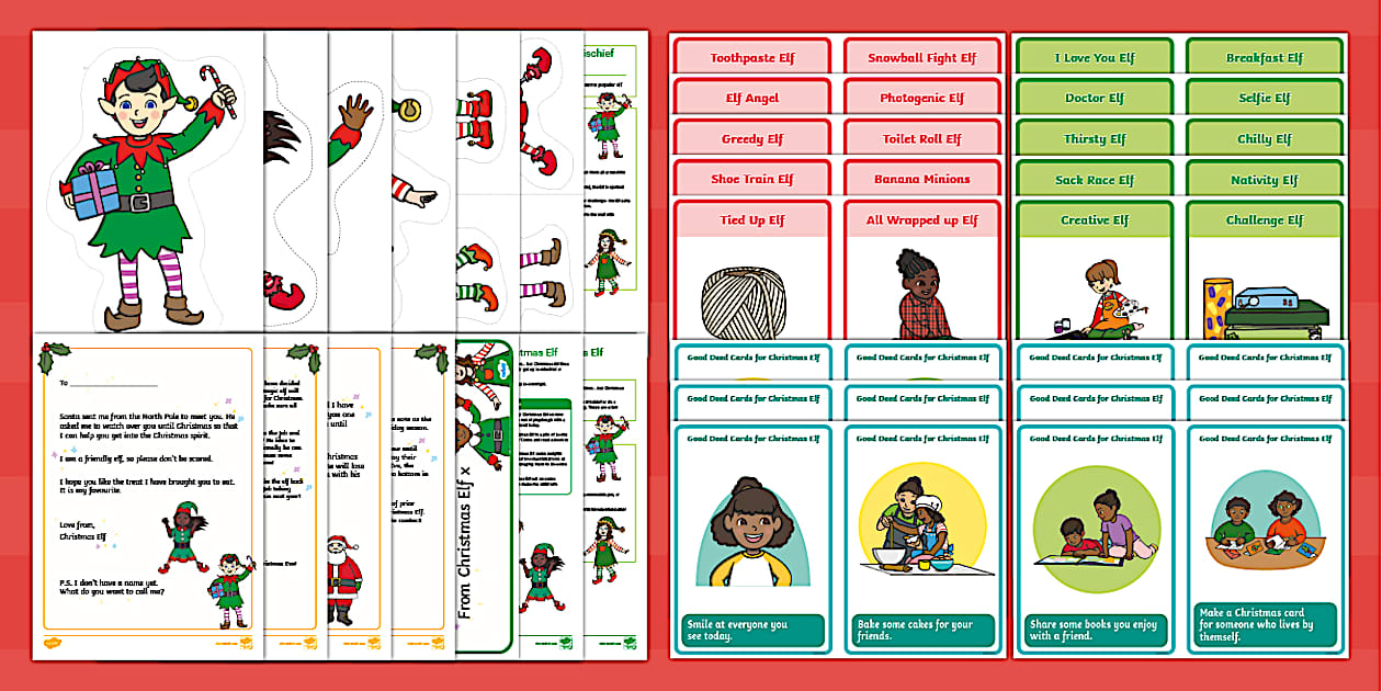 * NEW * Christmas Elf Resource Pack | Elf on the Shelf Activities
