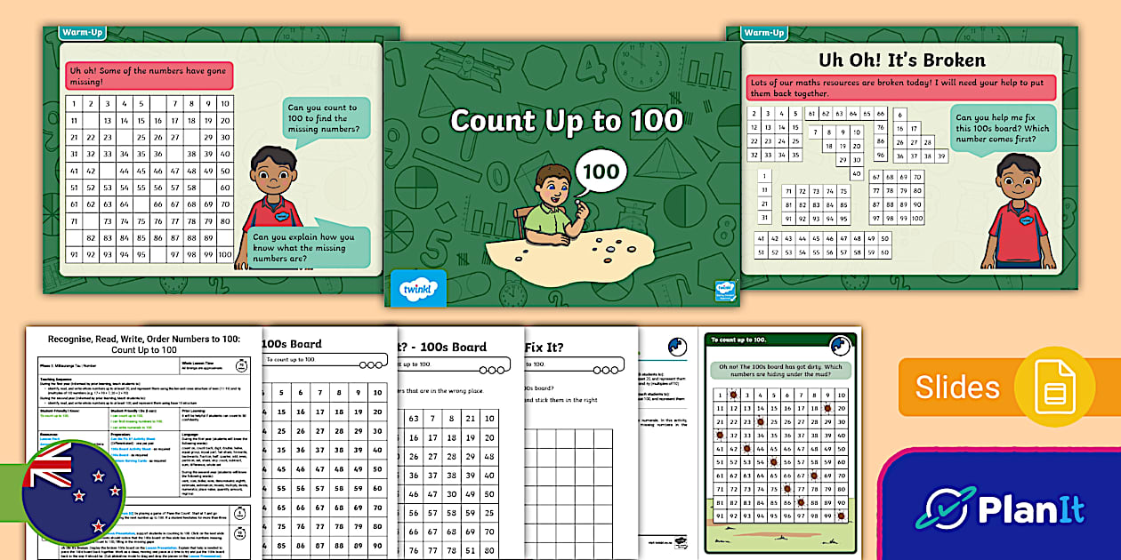 Phase 1 Number: Count Up to 100 (teacher made) - Twinkl