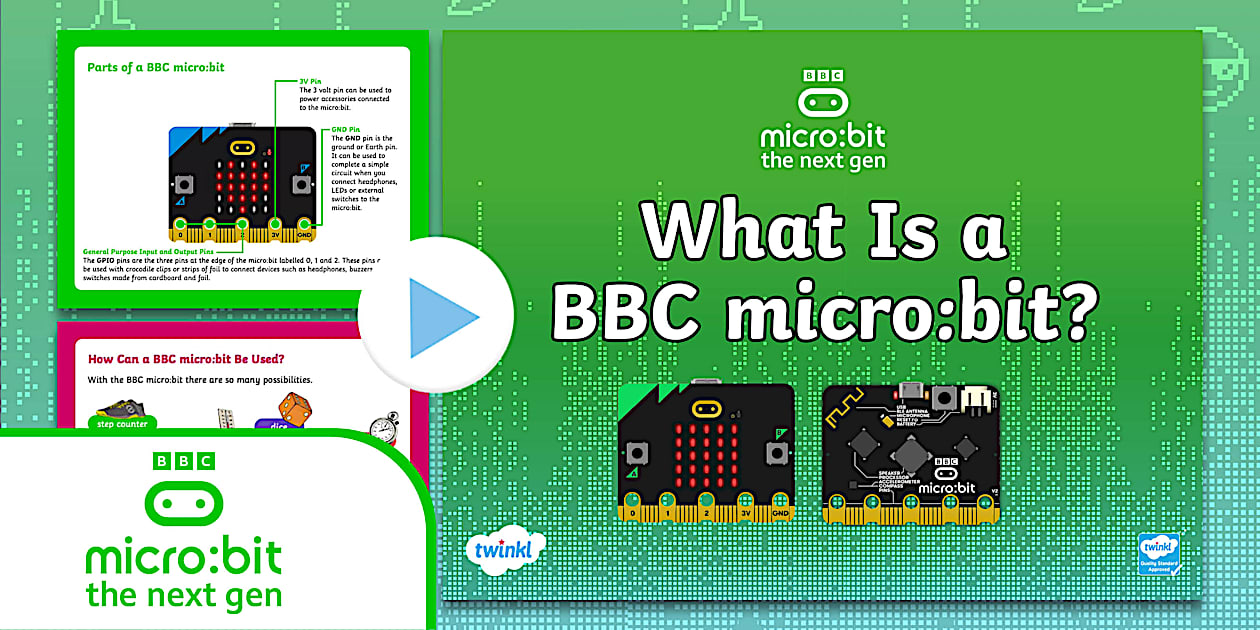 FREE! - What Is a BBC micro:bit? PowerPoint (teacher made)