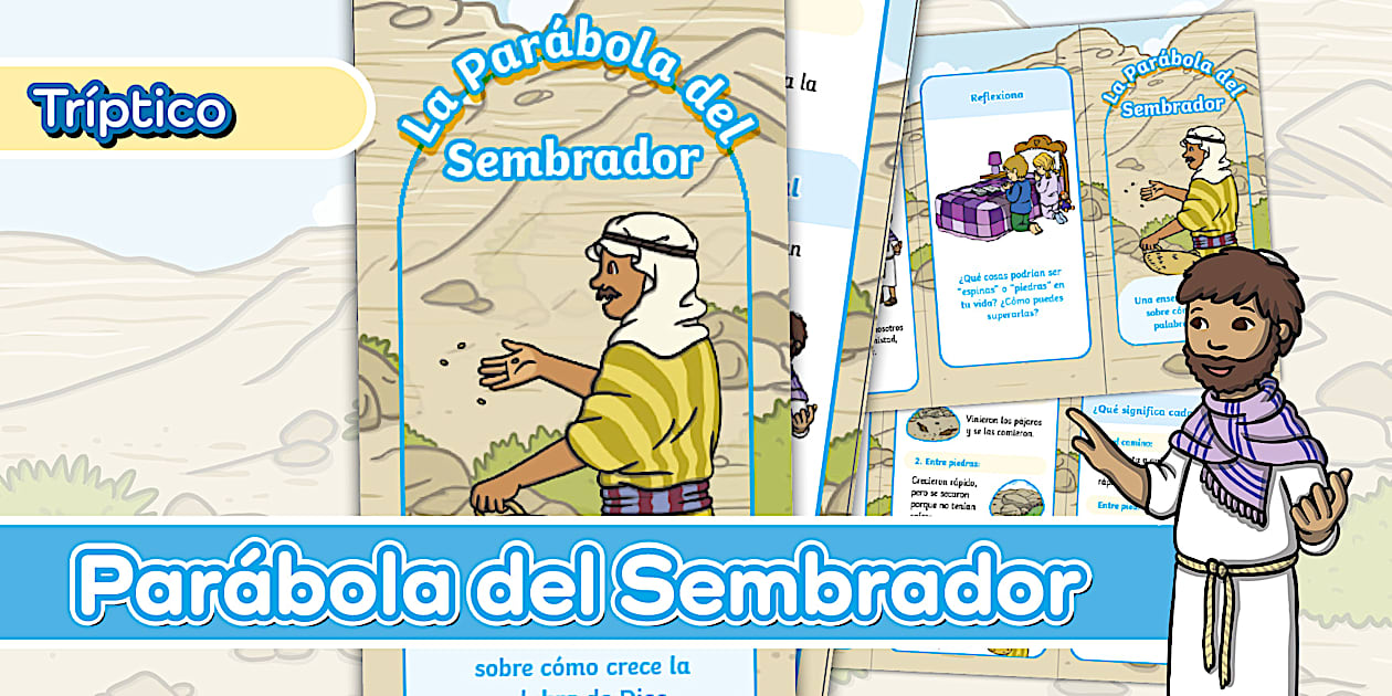 Tríptico de la Parábola del Sembrador | Twinkl