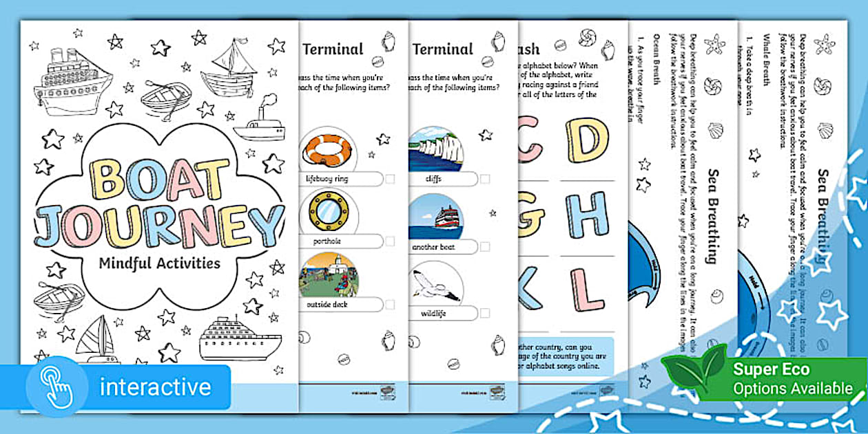 Boat Journey Mindful Activities | Parent Wellbeing Ideas