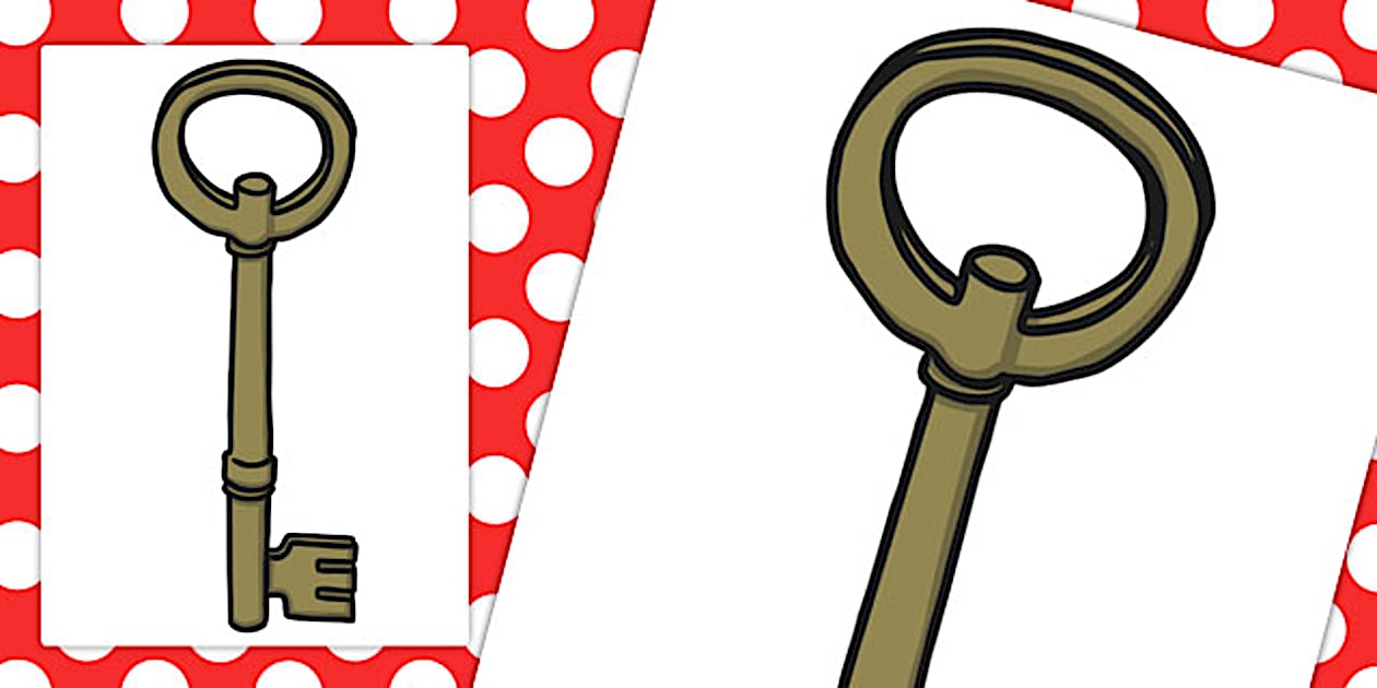 👉 Large A3 Key Cut Out (teacher made) - Twinkl