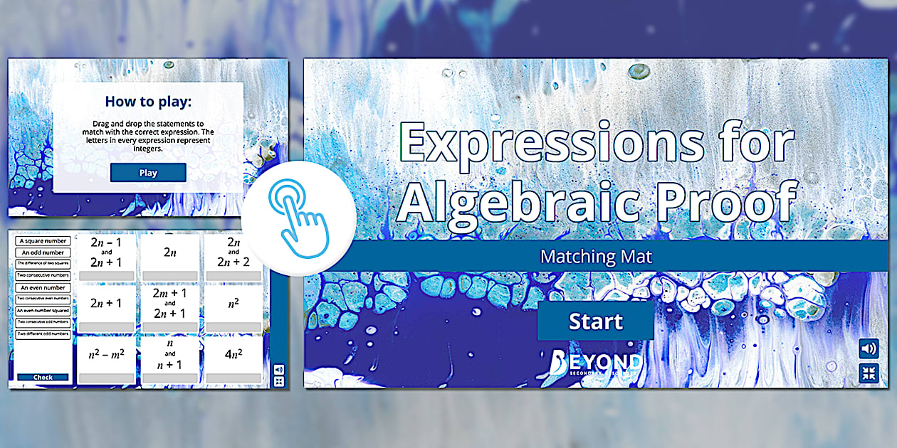 👉 Expressions for Algebraic Proof | Algebra | Beyond Maths