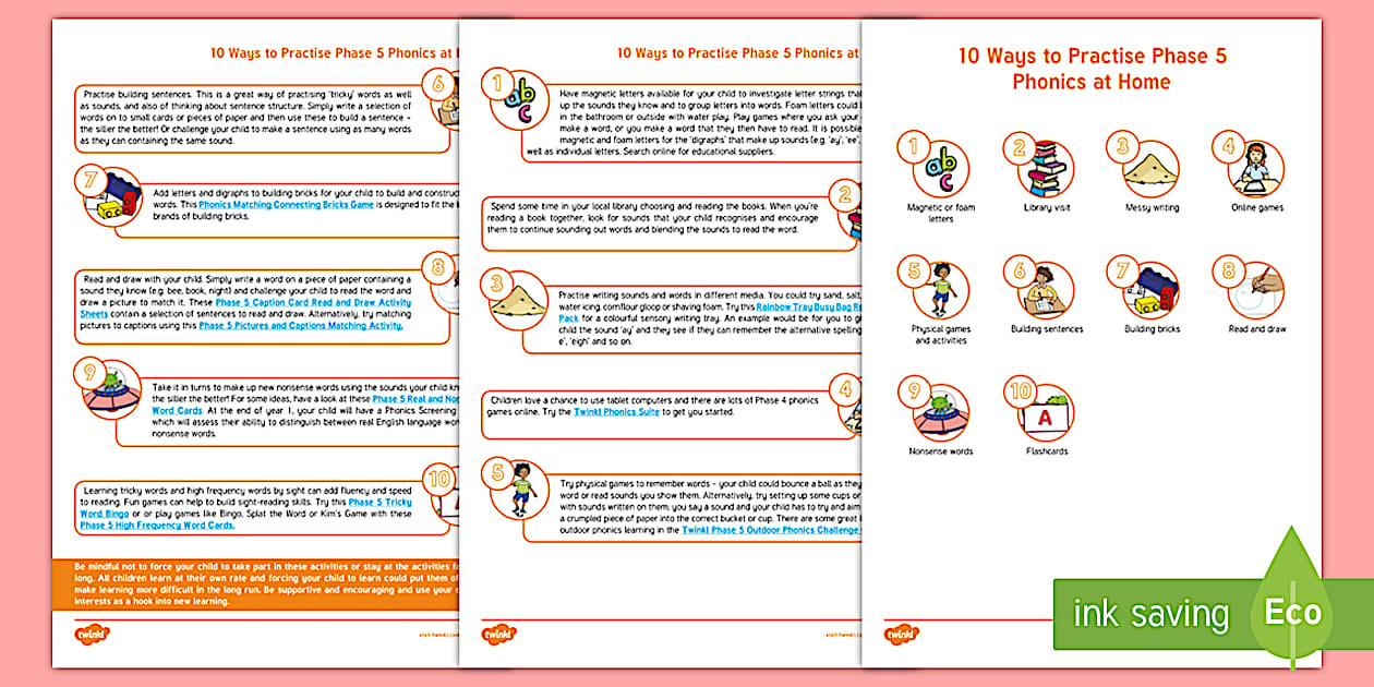 Practise Phase 5 Phonics Checklist | Teacher-Made Resource