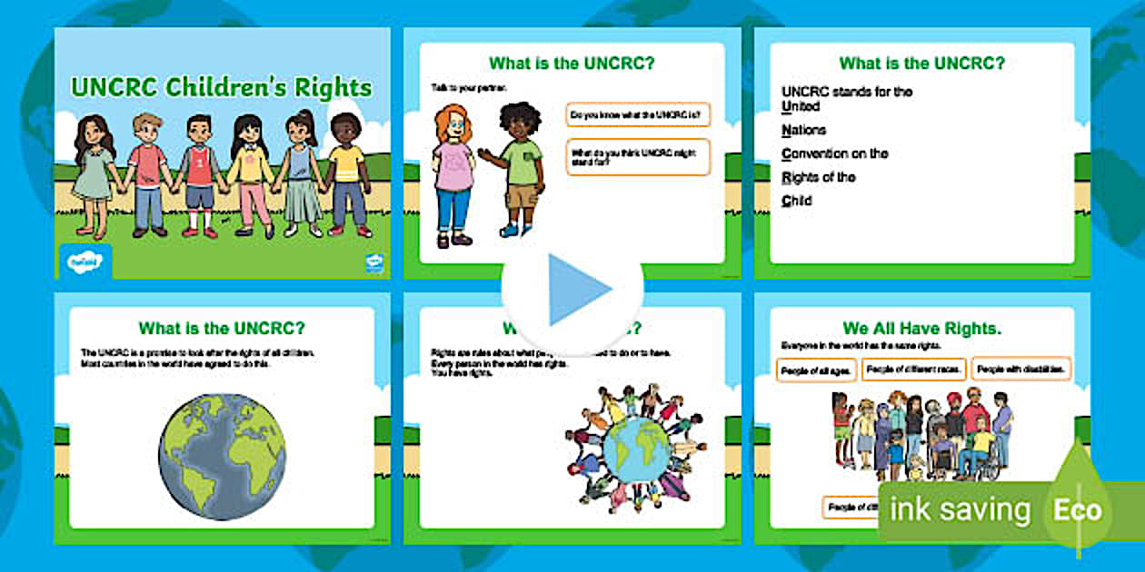 UNCRC Children's Right's PowerPoint (teacher made) - Twinkl