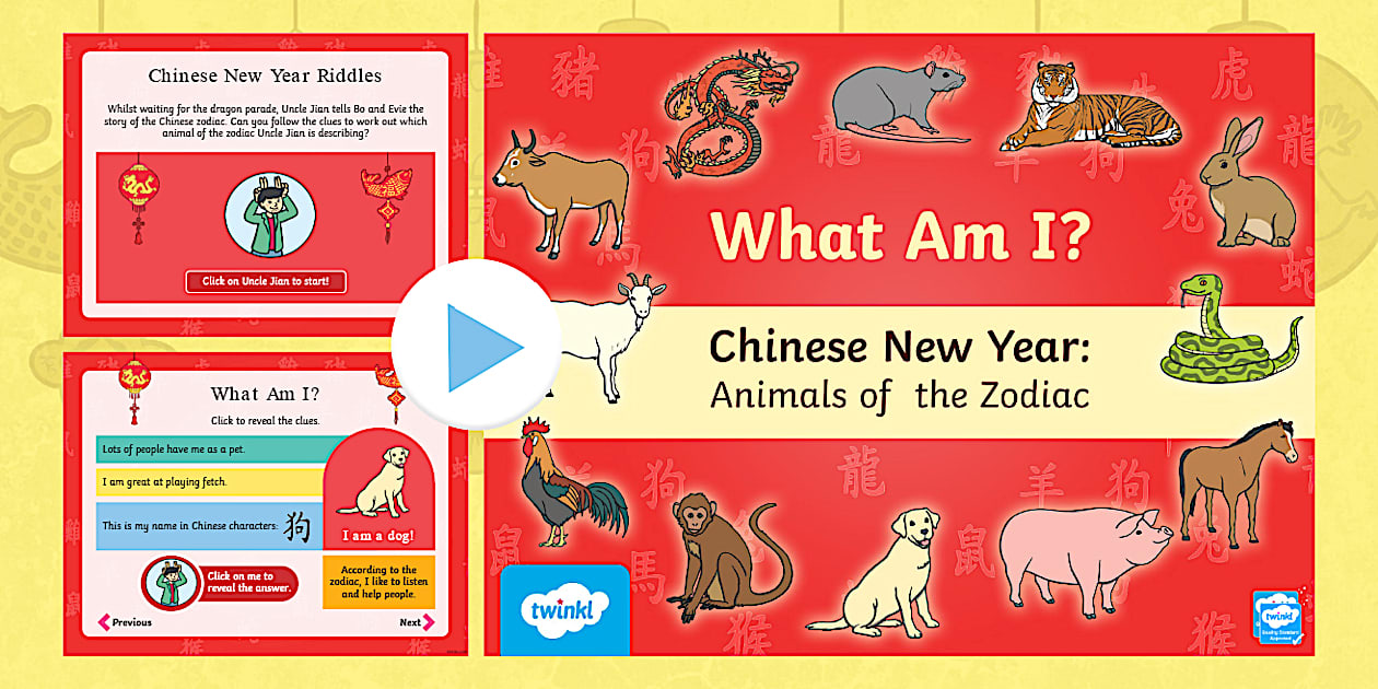 Chinese Zodiac PowerPoint Game - Events (teacher made)