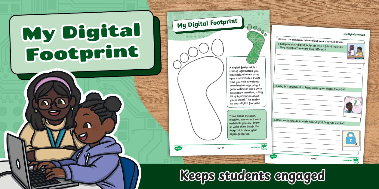 My Digital Footprint KS1 - Twinkl - Computing