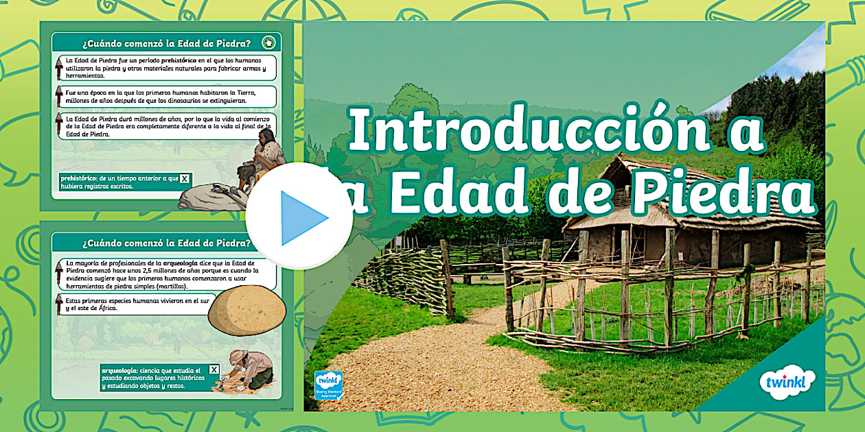 Presentación: Introducción a la Edad de Piedra - Twinkl