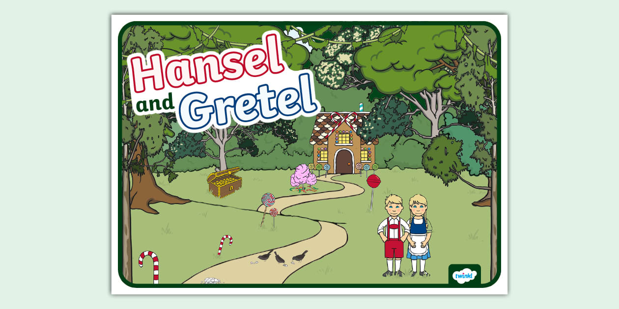 Hansel and Gretel Story Poster - Twinkl English - Twinkl