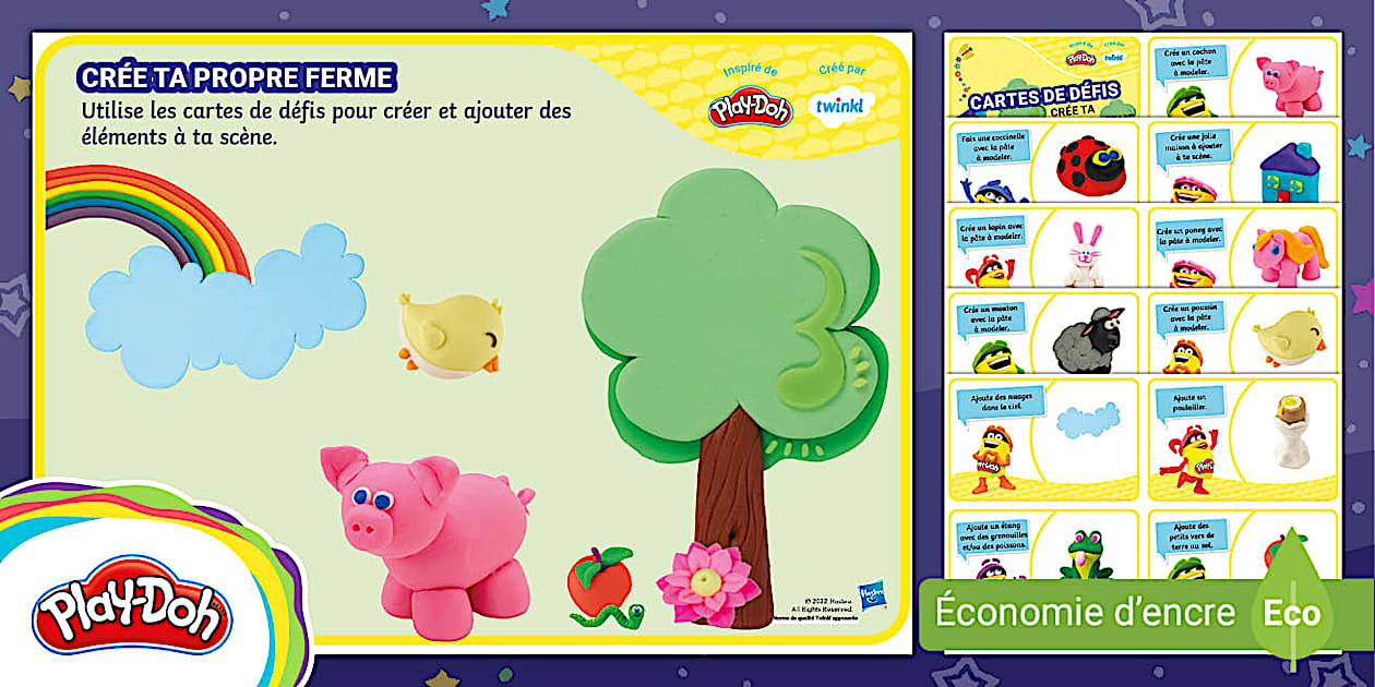 Crée ta propre ferme avec Play-Doh - Twinkl