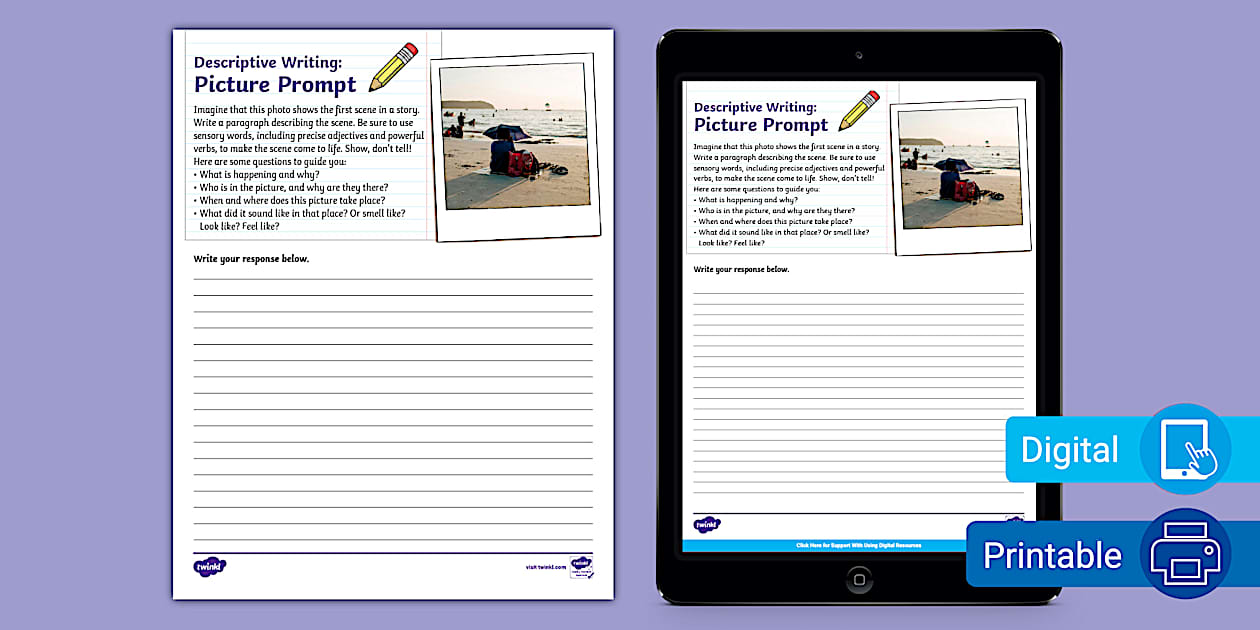 Descriptive Writing Picture Prompts for Grade 7 | Twinkl