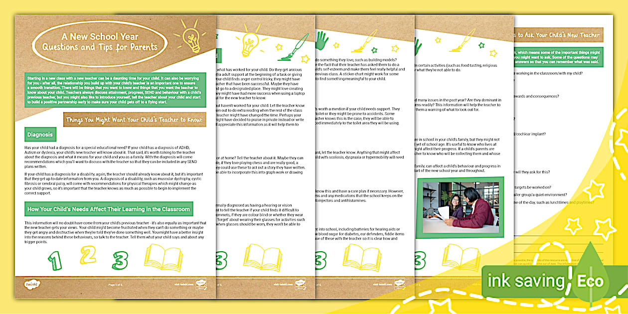 New School Year Guide - Tips for Starting a New School Year