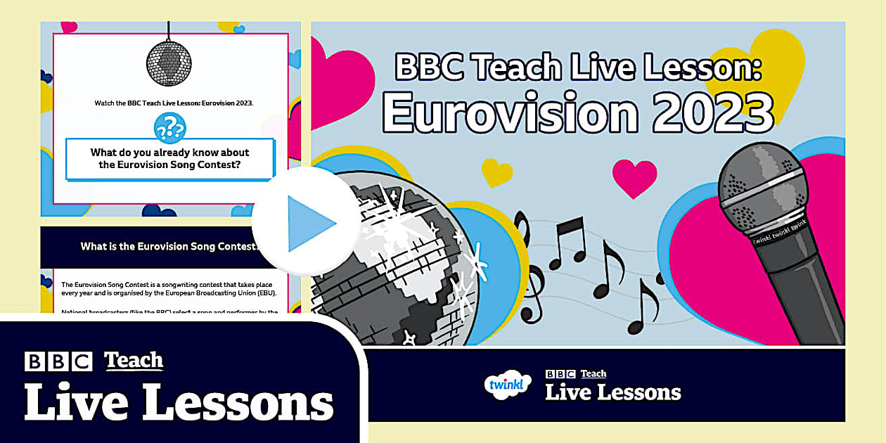 FREE! - Eurovision BBC Live Lesson PowerPoint | BBC Teach | Twinkl