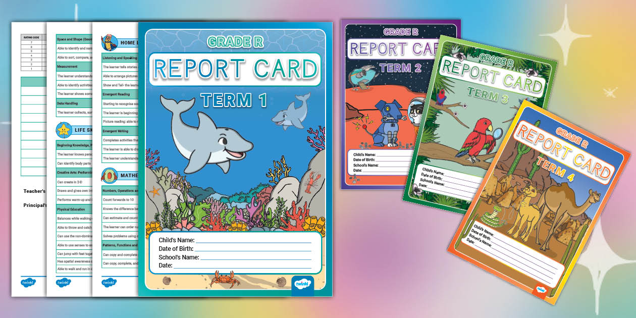 Report Card for Grade R (teacher made) - Twinkl