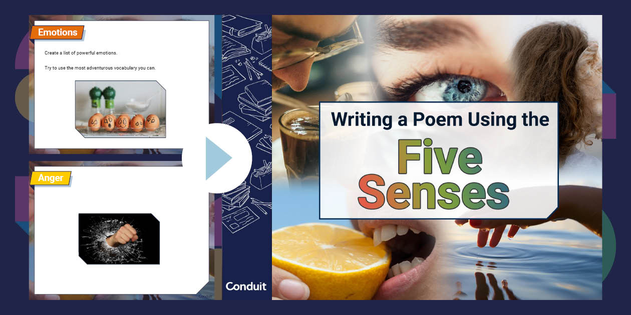Writing a Poem Using the Five Senses (Teacher-Made) - Twinkl