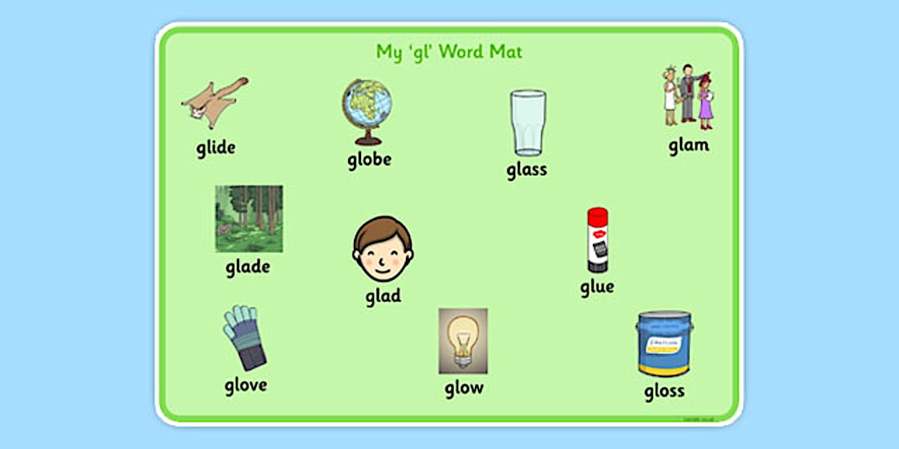 GL Sound Word Mat (teacher made) - Twinkl