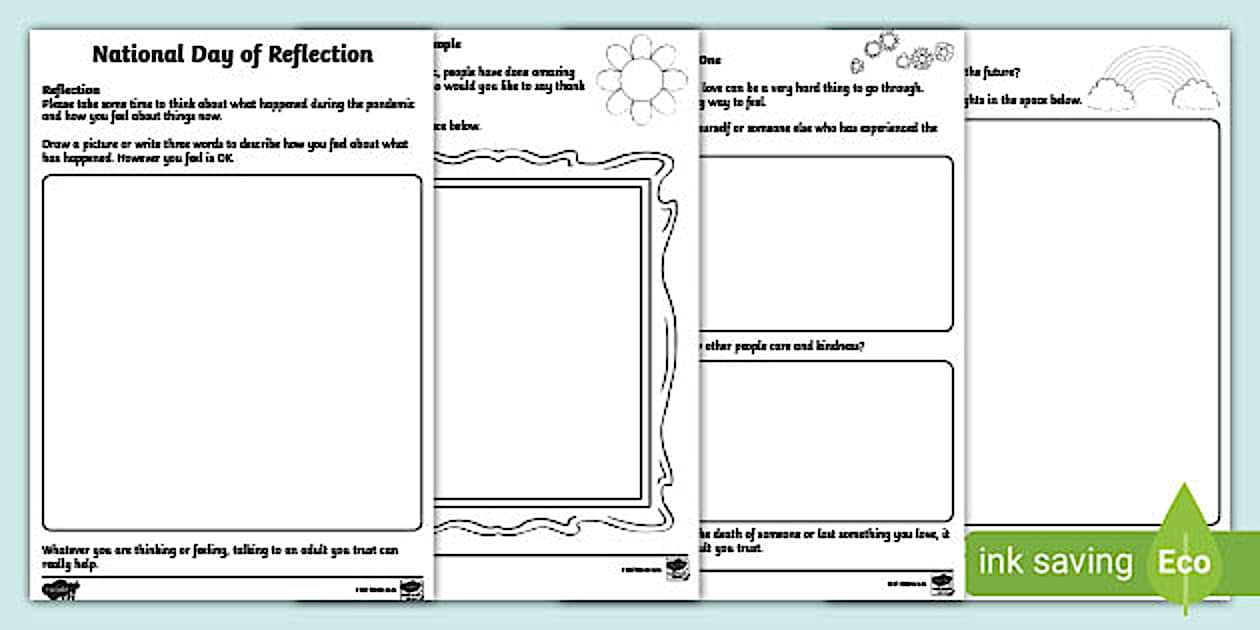 National Day of Reflection KS1 Activity (teacher made)