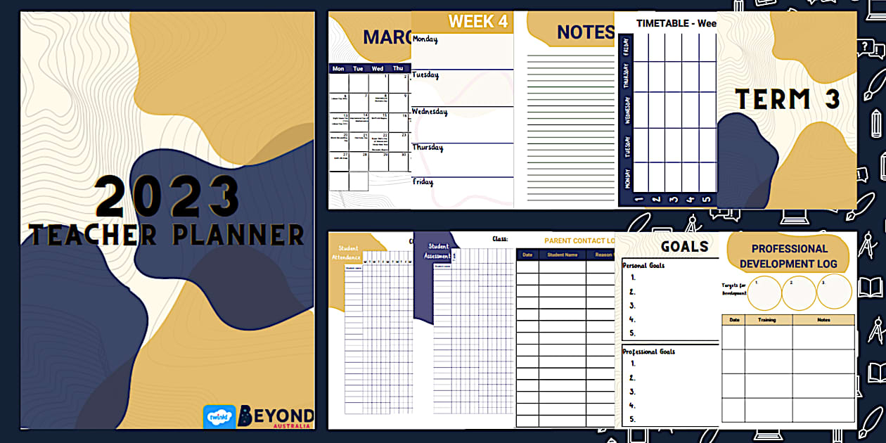 Secondary Teacher Planner | 2023 Australia (teacher made)