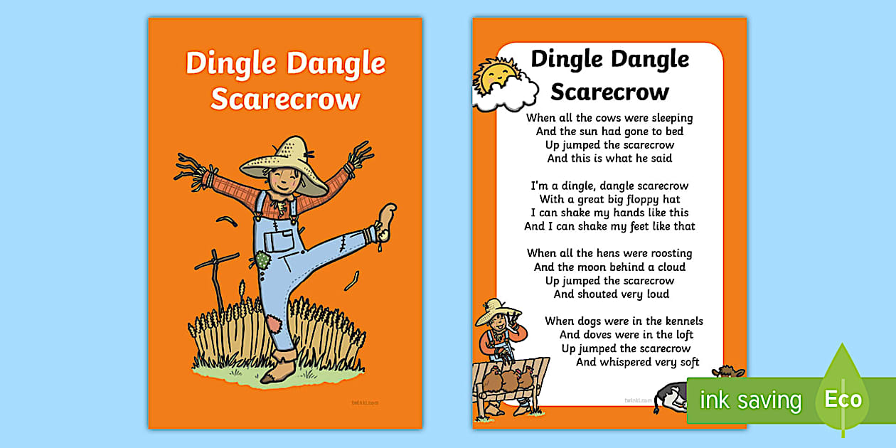 Dingle Dangle Scarecrow Poster | Twinkl (teacher made)
