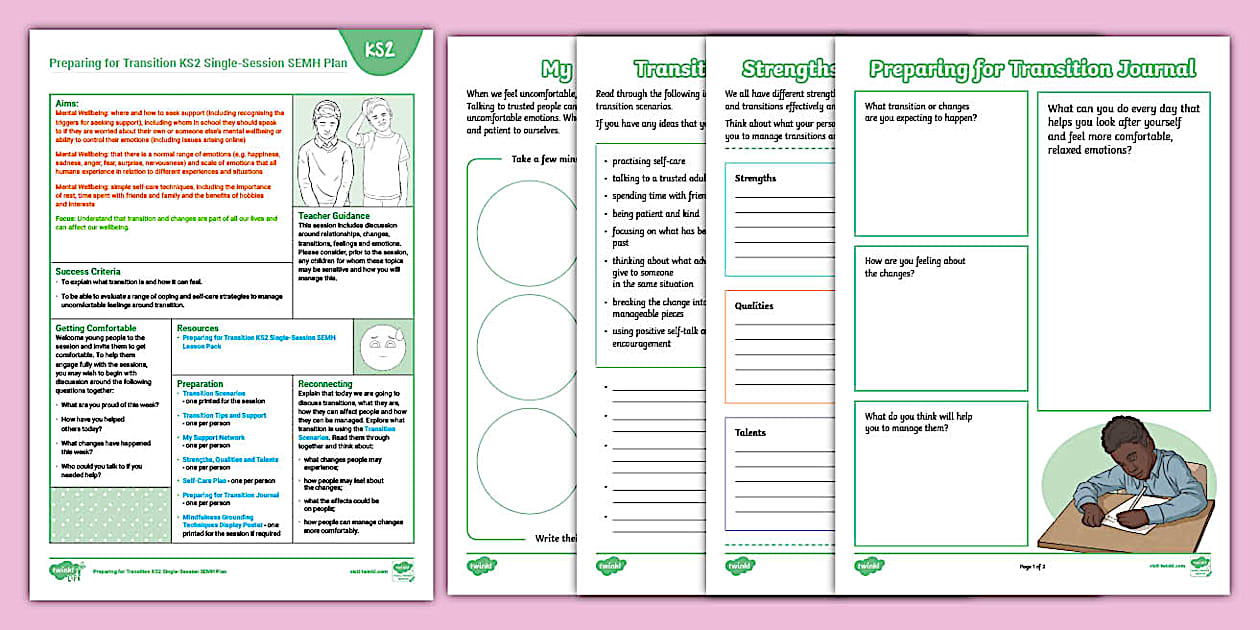 Preparing for Transition KS2 Single-Session SEMH Intervention