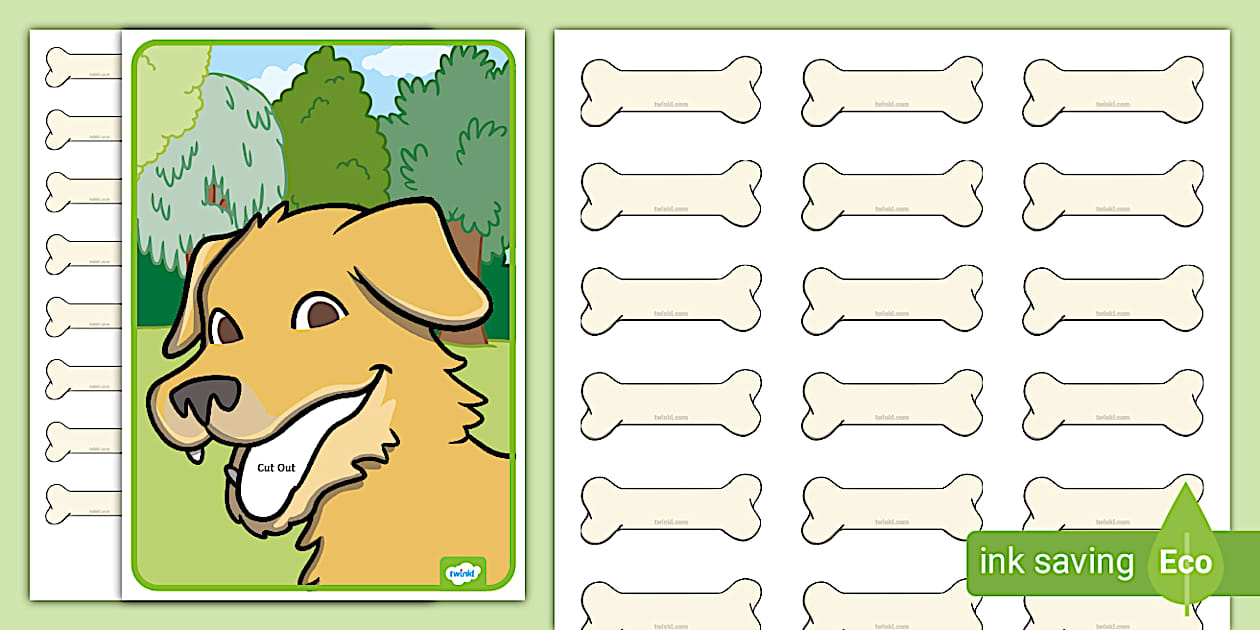 Dog Bone Counting Game - EYLF Maths (teacher made) - Twinkl