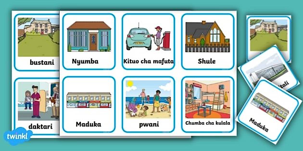 Place Word Cards (Teacher-Made) - Twinkl