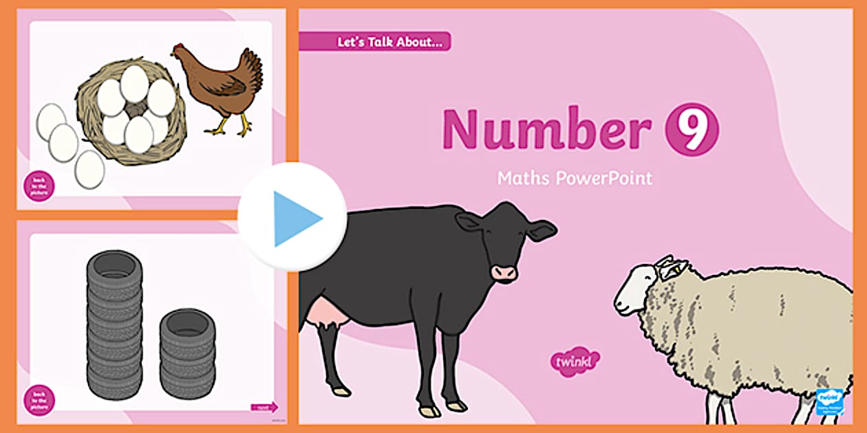 👉 Talk About Number 9 Maths PowerPoint (teacher made)