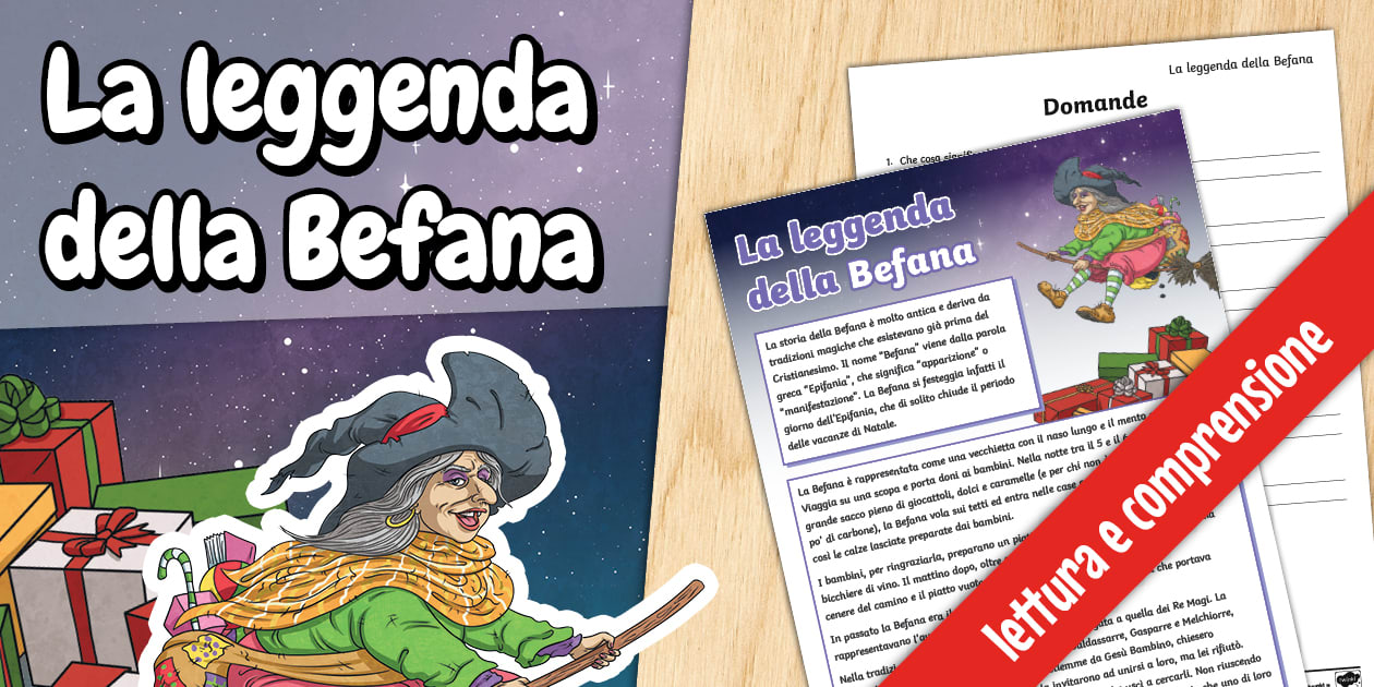 La storia della befana: lettura e comprensione