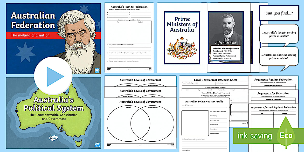 Australia's System of Law and Government Activity Pack