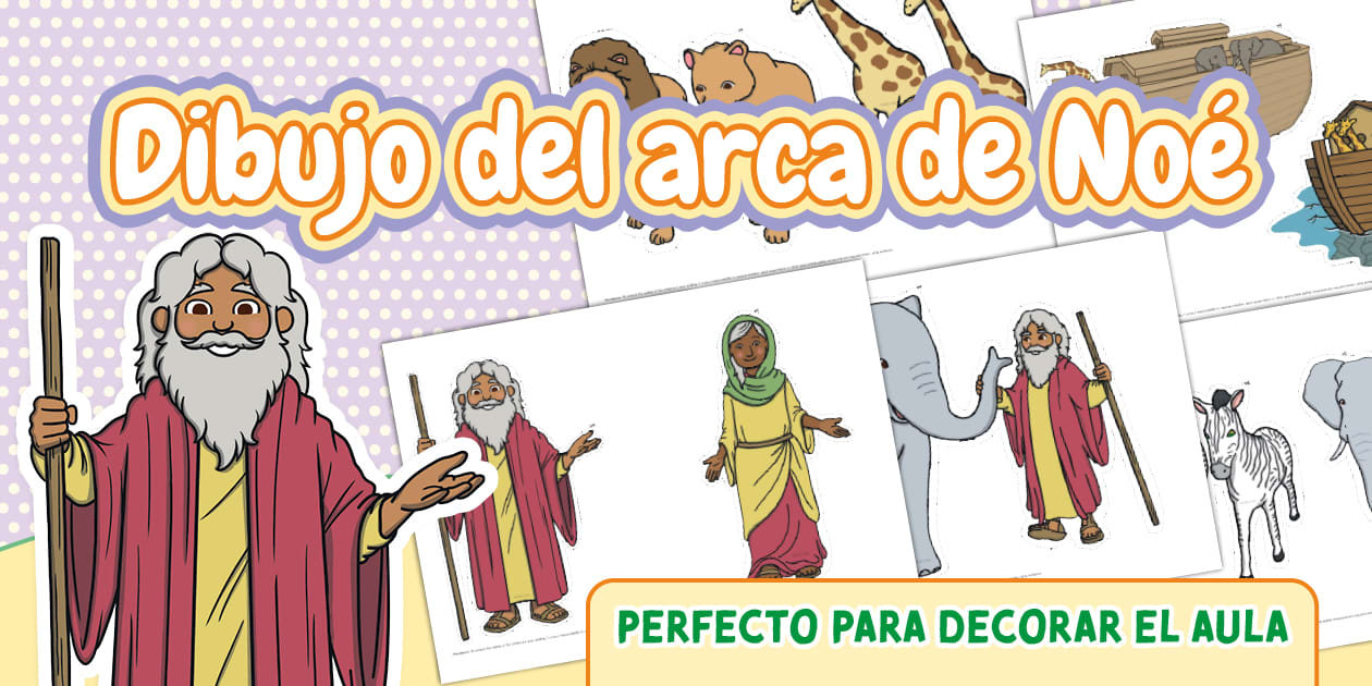 Dibujo del arca de Noé | Twinkl