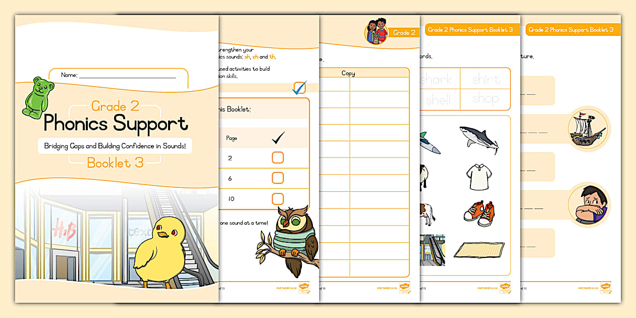 Grade 2 Phonics Support Booklet 3 (teacher made) - Twinkl