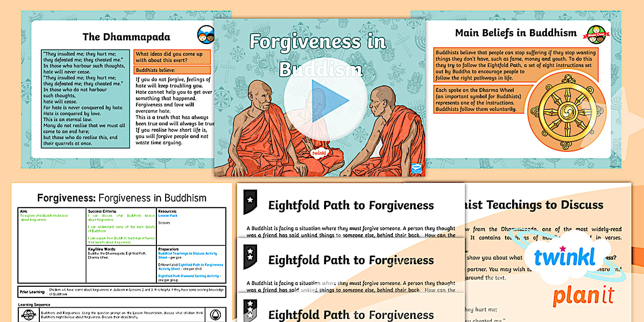 Planit RE: Forgiveness: Forgiveness in Buddhism Year 5 Lesson 4