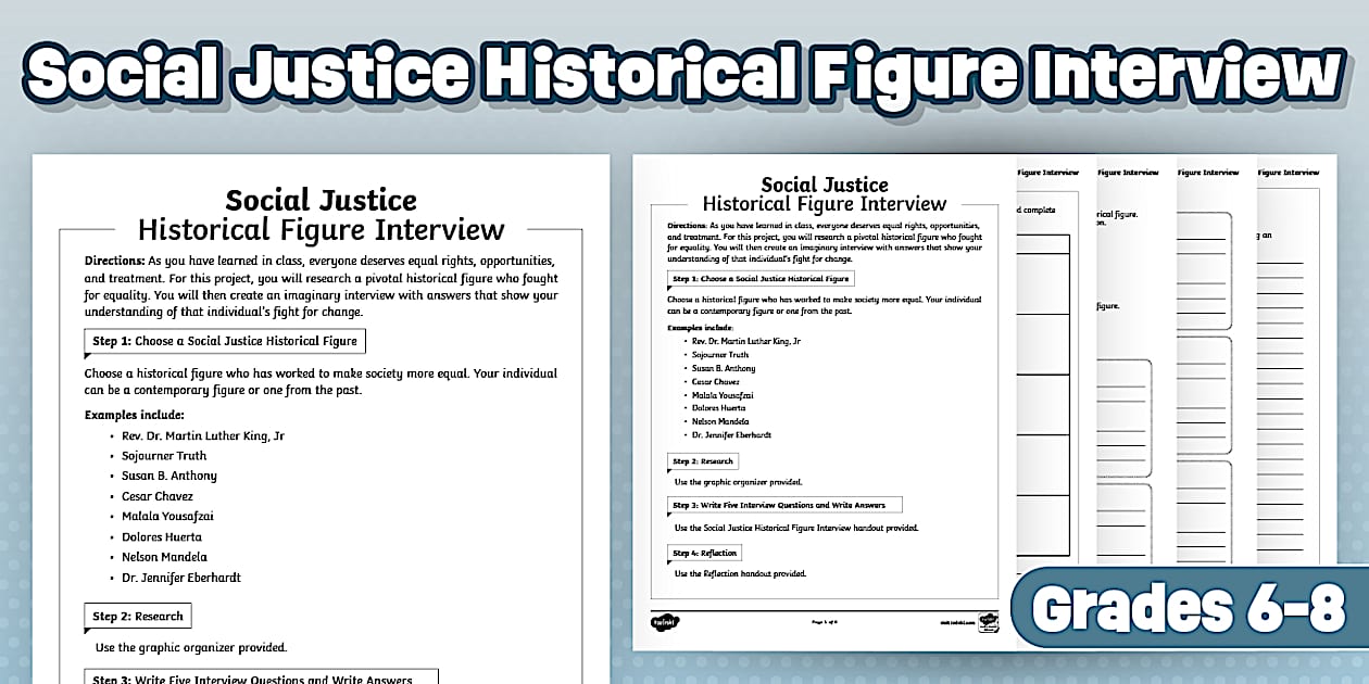 Social Justice Historical Figure Interview Project